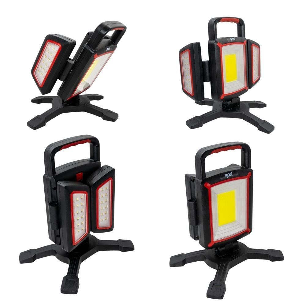 ROX Outdoor Şarjlı Açı Ayarlı Projektör Çalışma Led Feneri 2000 Lümen ...